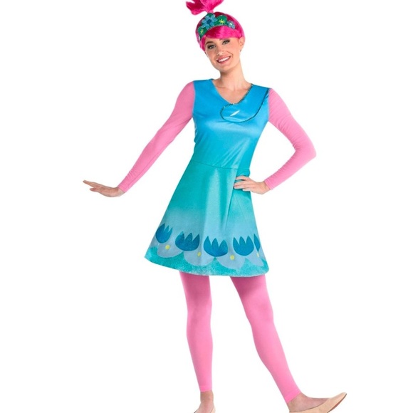 Dreamworks | Other | Amscan Dreamworks Trolls World Tour Queen Poppy ...
